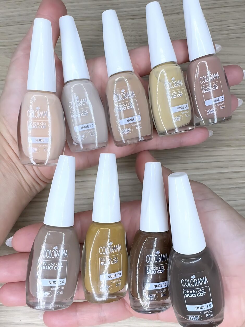 Nova Coleção de Esmaltes COLORAMA NUDE DA SUA COR – LARISSA LEITE UNHAS 💜